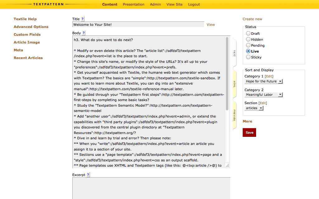 🚀 Le meilleur hébergement Textpattern: SSD, Anti-DDoS, Free SSL,